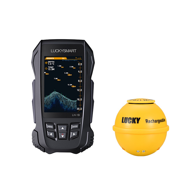 Портативный эхолот Lucky Fishfinder LH-1B с эхолотом